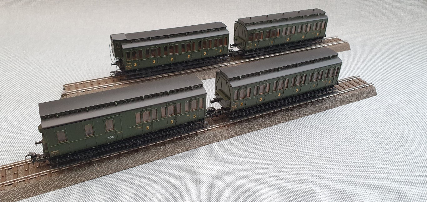 Märklin 42040 Set met 4 Pruisische coupérijtuigen - Nimma Modelspoor